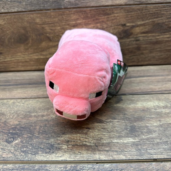 Mattel | Toys | Minecraft Pig Plush Toy Mattel Mojang New With Tags As ...